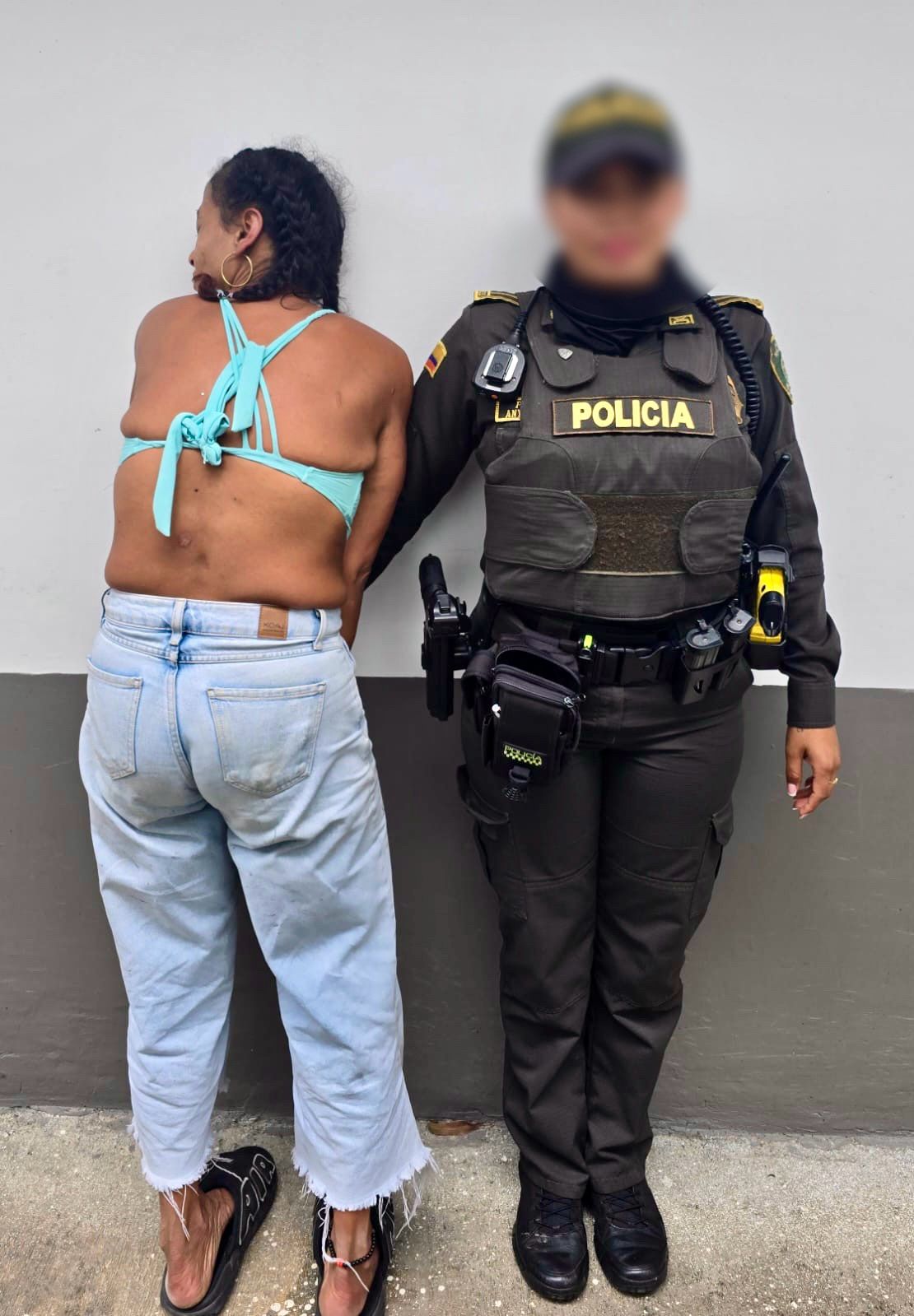 Capturada ciudadana en flagrancia por daño en bien ajeno en el barrio Bolívar de Popayán ...